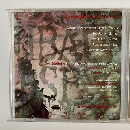 Worm Infested by Cannibal Corpse (CD, 2003) for sale online | eBay