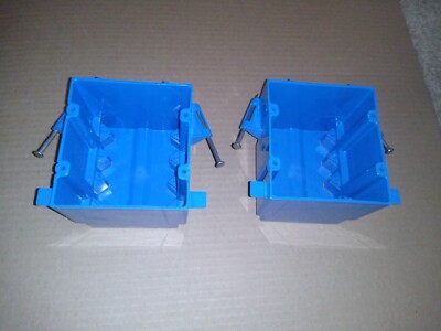 Lot Of 2 Unbranded Non-Metallic 2 Gang Box SN-236-V 36 cu. in. | eBay