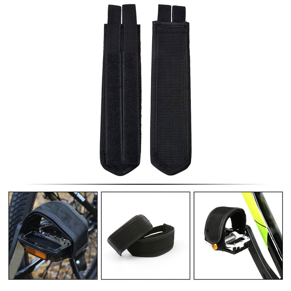 2 Pcs Anti-slip Pedal Straps Sports Bike Leg Exercise Exerciser Machine ...