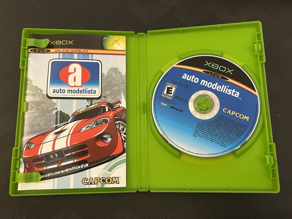 Auto Modellista Xbox (Microsoft Xbox, 2004) Complete In Box CIB Very ...