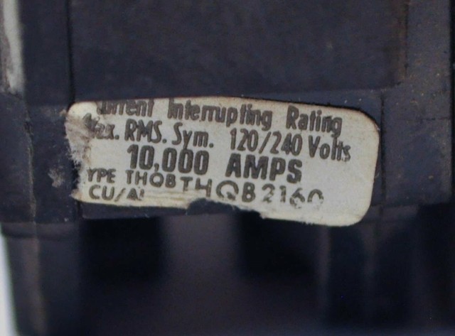 GE THQB2160 60A 240V Circuit Breaker - Black for sale online | eBay