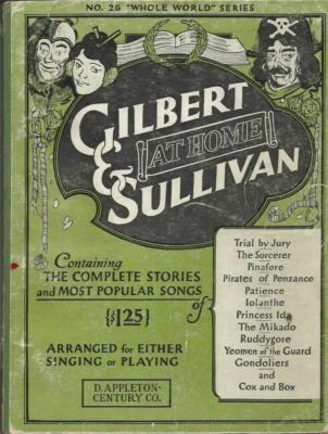 Gilbert & Sullivan 12 Most Famous Light Operas Sheet Music Pirates of ...