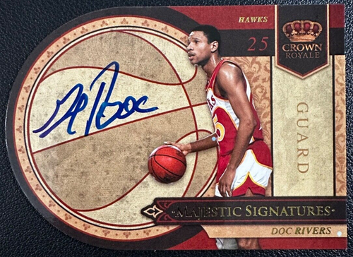 DOC RIVERS 2009-10 Panini Crown Royale Majestic Signatures Autograph ...