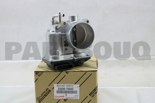 2203075020 Genuine Toyota BODY ASSY, THROTTLE W/MOTOR 22030-75020 | eBay