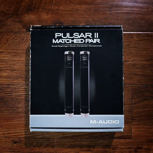 M -Audio Pulsar II Small Diaphragm Condenser MIcs- Matched Pair | eBay