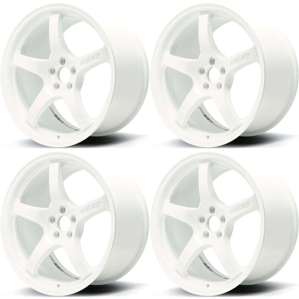 Gram Lights WGCRQ38DCPP Set of 4 17x9 5x100 38mm 65mm 57CR Ceramic ...