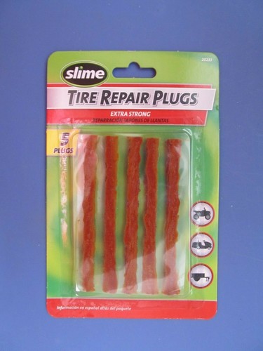 Slime Tire Repair Plugs Pack of 5 Extra Strong repair plugs #20233 NEW ...