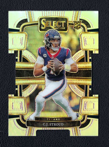 2023 Panini Select CJ Stroud Silver Prizm Die Cut Concourse #41 RC ...