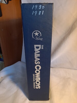 Dallas Cowboys Official Weekly Newspaper 1980 Boxed Set Roger, Dorsett ...