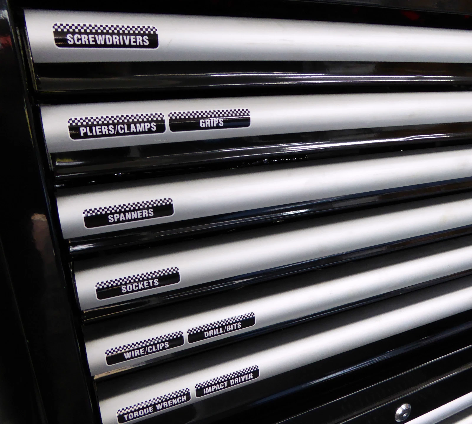 Купить Ибей | TOOLBOX TOOL CHEST Drawer LABEL stickers decals Identify ...