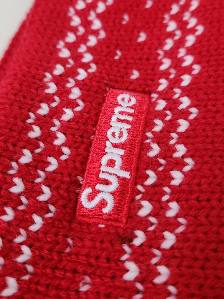 FW17 Supreme NEW ERA Arc Logo Rot Stirnband | eBay