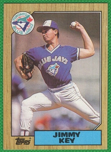 Jimmy Key - 1987 Topps #29 - Toronto Blue Jays Baseball Card | eBay