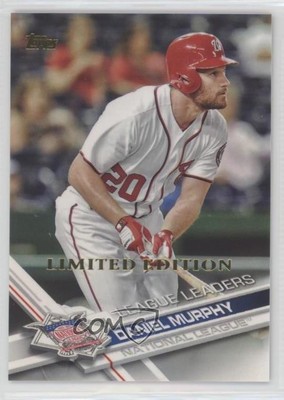 2017 Topps League Leaders Limited Edition Daniel Murphy #84 m4h | eBay