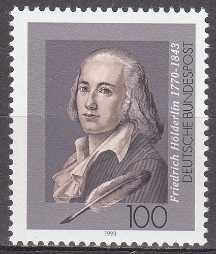Germany 1993 Mi 1681 MNH Sc 1791 German poet & philosopher Friedrich ...