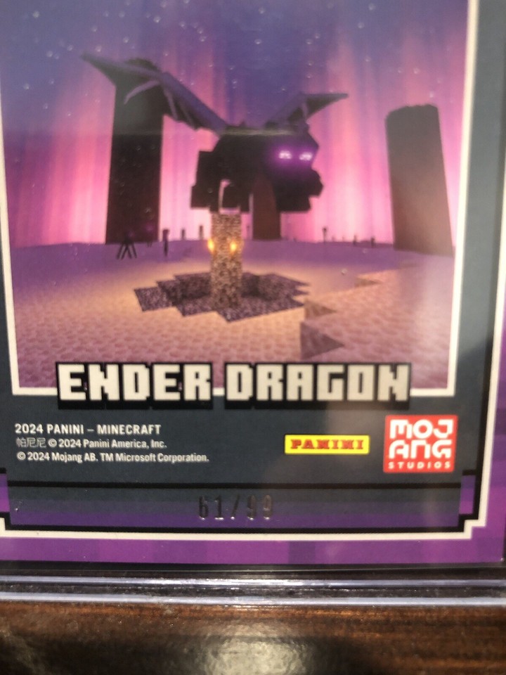 2024 Minecraft Trading Cards Ender Dragon #19 Gold /99 | eBay