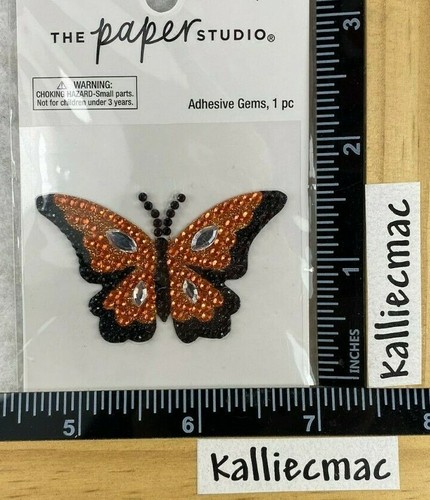 The Paper Studio BUTTERFLY GEMSTONE Adhesive Gems Stickers | eBay