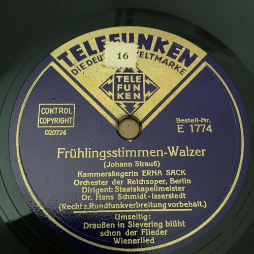 Strauss - Frühlingsstimmen-walzer/Draußen IN Sievering Flowers Shon Der ...