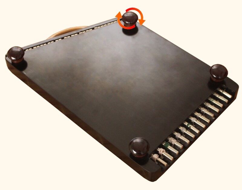 Chinese Guzheng 14 String Instrument Starter Practice Finger Musical ...