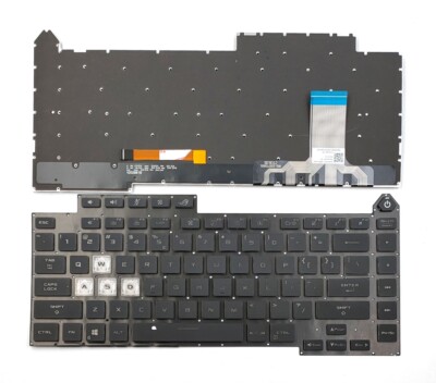 Replacement US Backlit Keyboard for Asus ROG Strix G15 G513 G513QM ...