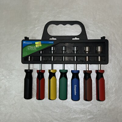 Companion by SEARS 7-Piece SAE Nut Driver Set 30528, Color Coded ...
