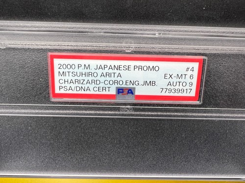 Pokemon Charizard CoroCoro English Mitsuhiro Arita Signed Sketched PSA ...