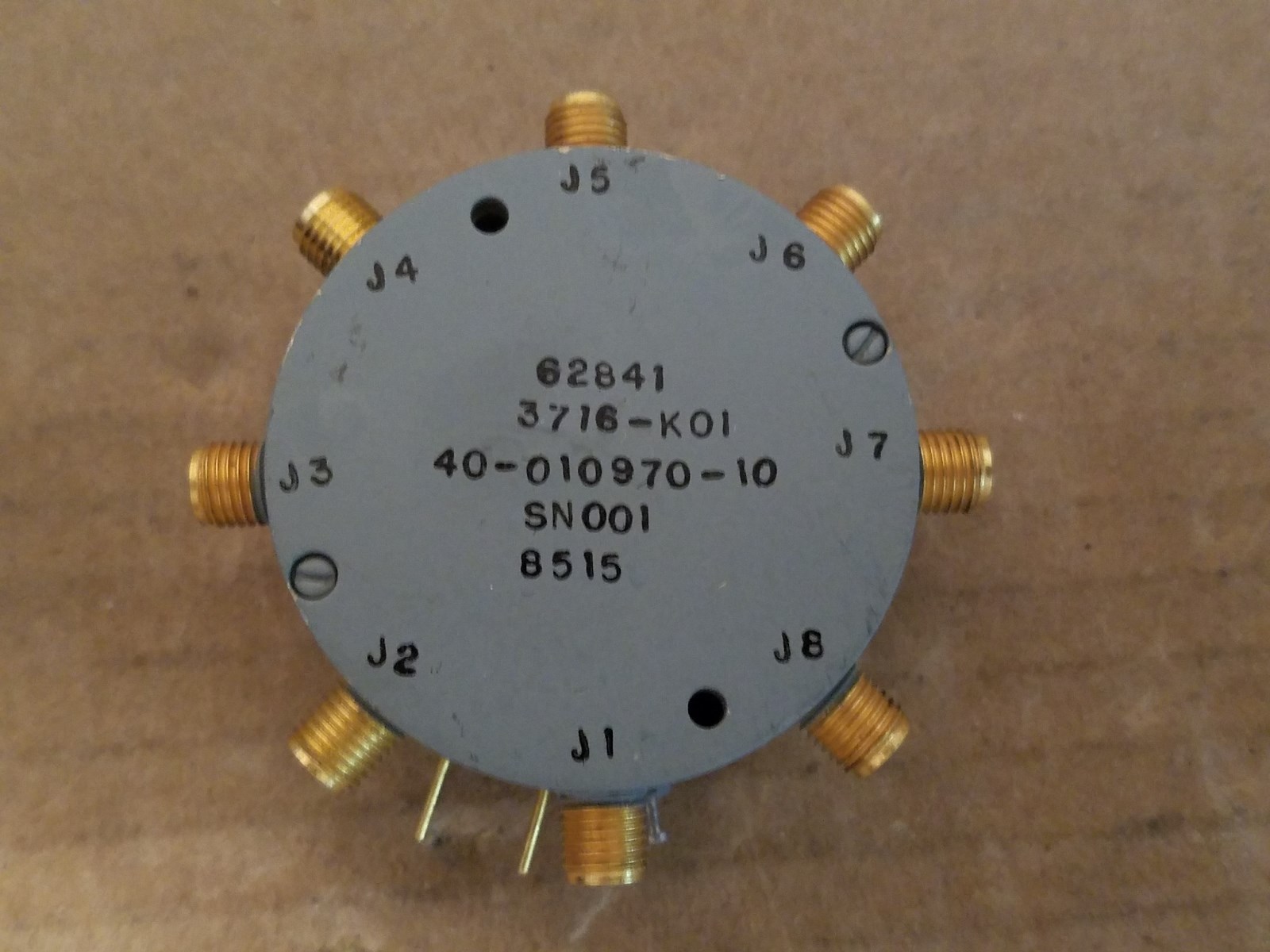Robinson RH Labs 62841 3716-K01 40-010970-10 RF Microwave Multiport ...
