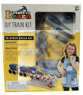 Train Set Kids Tools Educational Create & Learn DIY Kids Project Kit ...