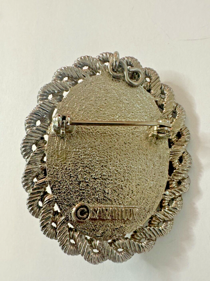 Vintage Sarah Coventry 'Old Vienna' Silver Tone Brooch/Pendant | eBay