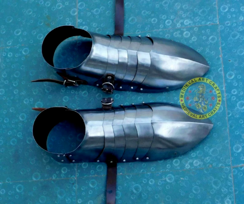 Medieval Sabatons Reenactors Armor Steel Knight Foot Armor Cosplay ...
