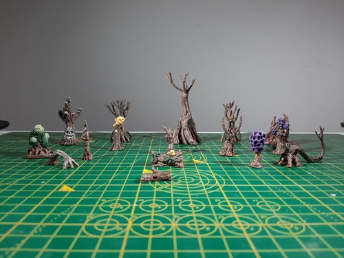 Trees 10mm Fantasy tabletop terrain, wargaming (Warmaster) | eBay