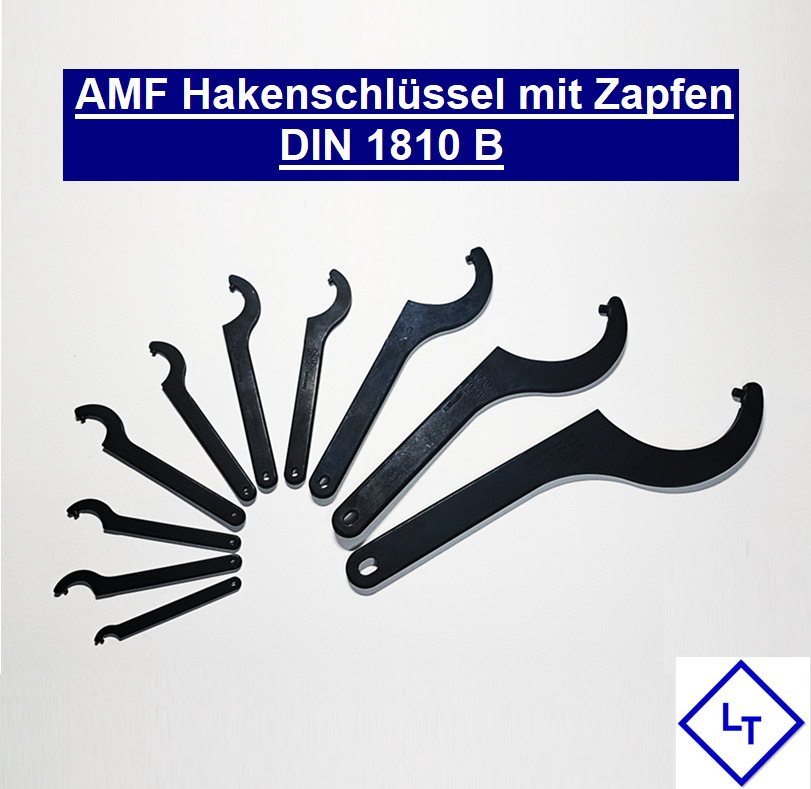AMF Hakenschlüssel mit Zapfen DIN 1810 B verschiedene Größen ...