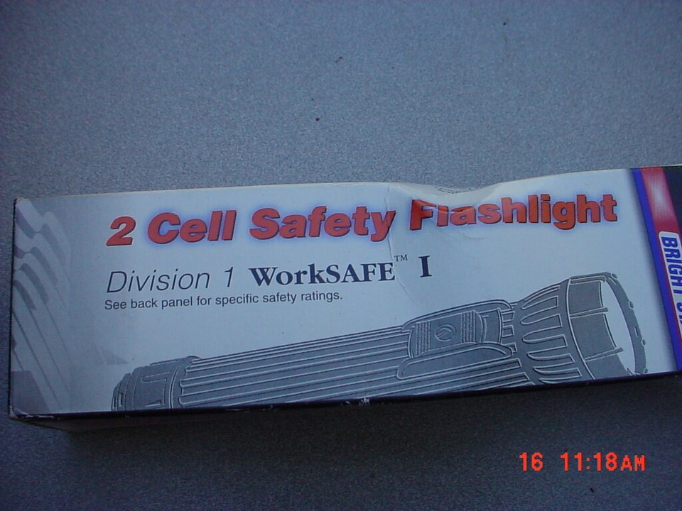 Bright Star Worksafe Flashlight #2117 Orange Safety with box NEW | eBay
