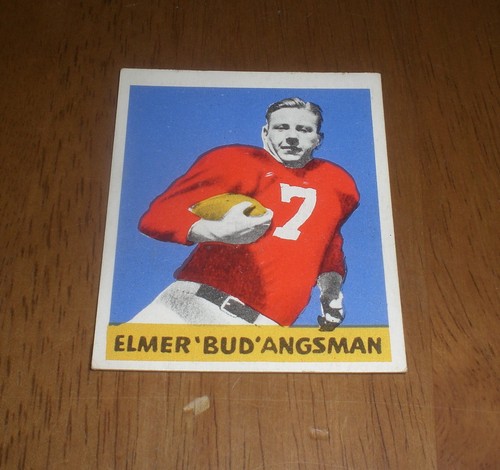 1948 LEAF FOOTBALL CARD CARDINALS ELMER ANGSMAN - NO. 25 | eBay