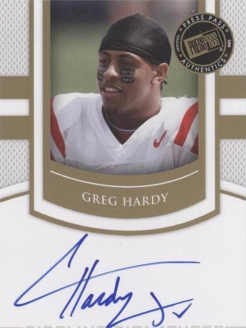 2010 Press Pass Portrait Edition - Sideline Signatures Greg Hardy #SS ...