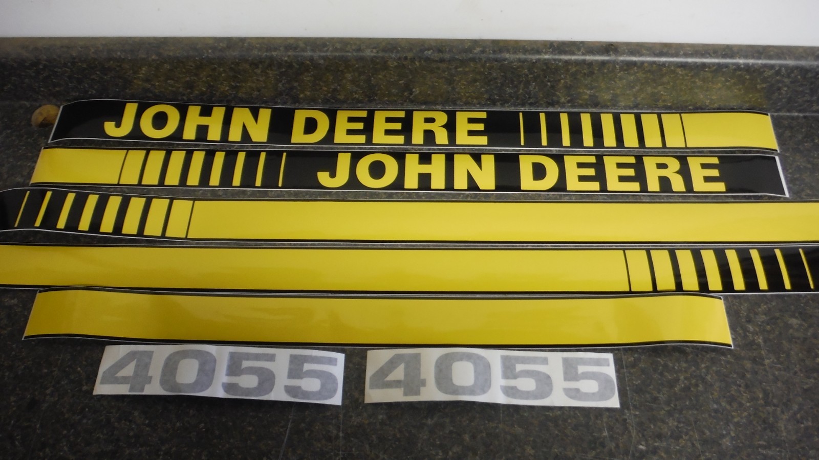 JOHN DEERE 4055 TRACTOR DECALS. HOOD & NUMBERS ONLY. SEE DETAILS ...