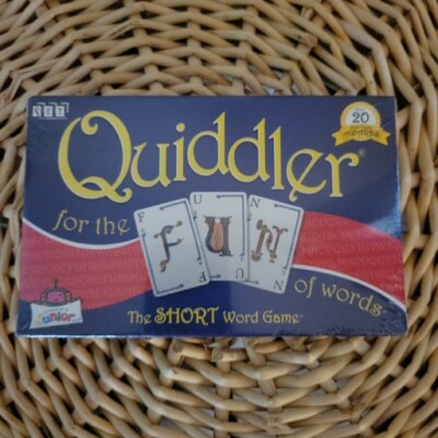 QUIDDLER The Short Word Game New In Box Sealed Card Rummy Style Fun ...