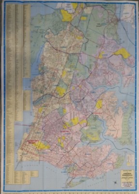 Virginia Peninsula Laminated Wall Map (D) | eBay