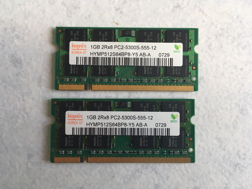 SDRAM SODIMM DDR2 - Hynix 2x 1Go - PC2 5300s (RAM pour PC portables) | eBay