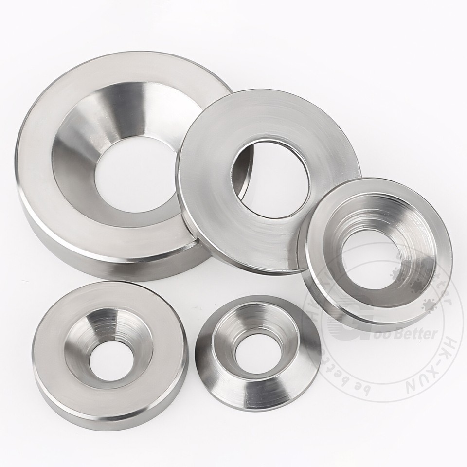Countersunk Solid Cup Finishing Washer Marine Grade A2 Stainless Steel ...