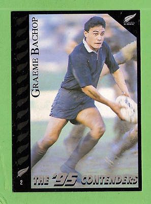 1995 NEW ZEALAND ALL BLACKS RUGBY UNION CARD #2 GRAEME BACHOP | eBay