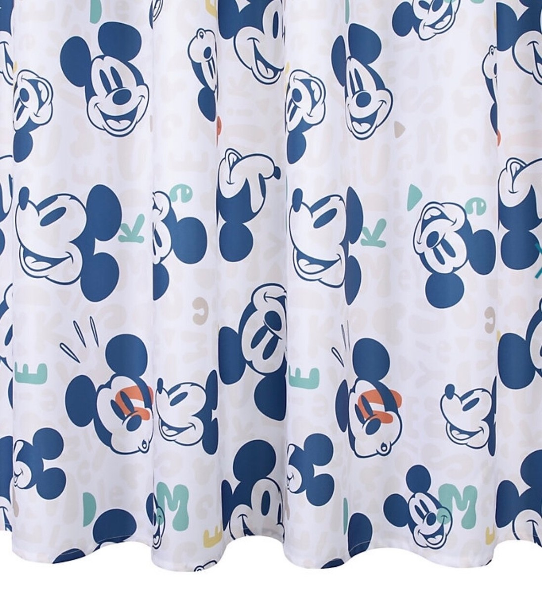Blue Mickey Mouse Curtains TDR Mickey Mouse "Sorcerer's Apprentice"