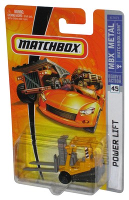 Matchbox MBX Metal (2007) Yellow Power Lift Toy Vehicle #45 | eBay