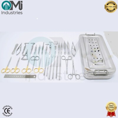 Blepharoplasty Instruments Set 30 Pcs German Stainless Micro Eye ...