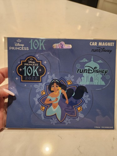 Run Disney Princess 10K 2025 Jasmine Magnet and Pin | eBay