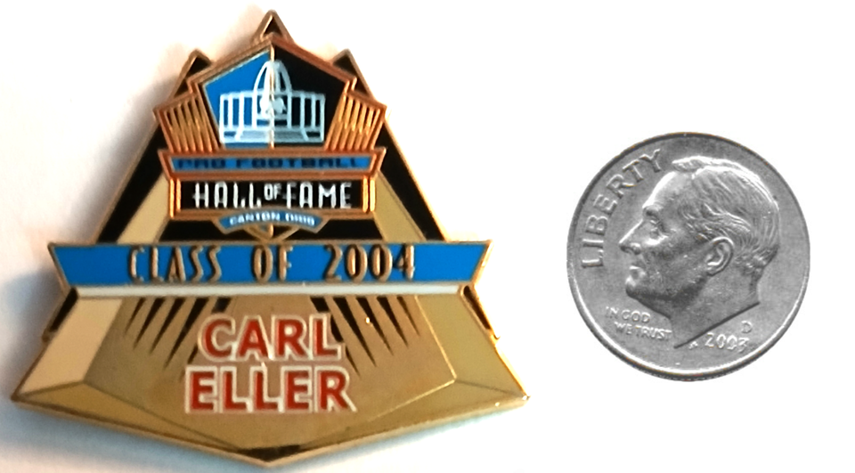 Minnesota Vikings Pins RARE Carl Eller Hall of Fame Player Pin NFL ...