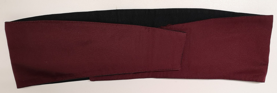 Maroon Cummerbund with Light Blue Stattant Lion Symbol Waist 34-37" | eBay