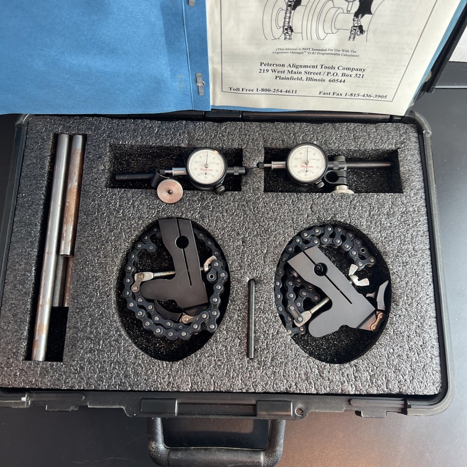 Peterson Alignment Model 20RA Shaft Alignment Kit With Case | eBay