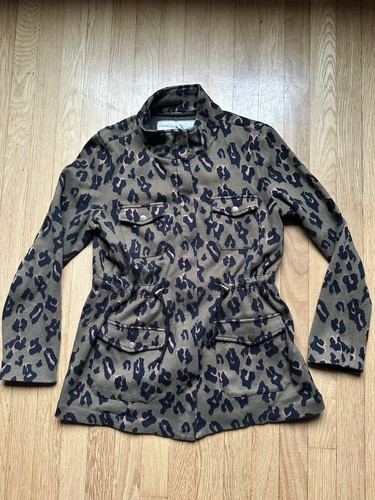 Anthropologie Tabitha Size Small Leopard Print Jacket Green, Black ...
