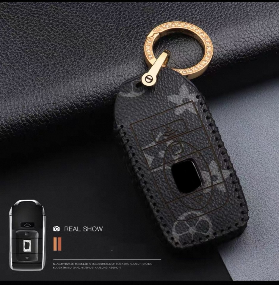 Leather Shell Key Fob Cover Case For Rolls-Royce Cullinan Dawn Ghost ...