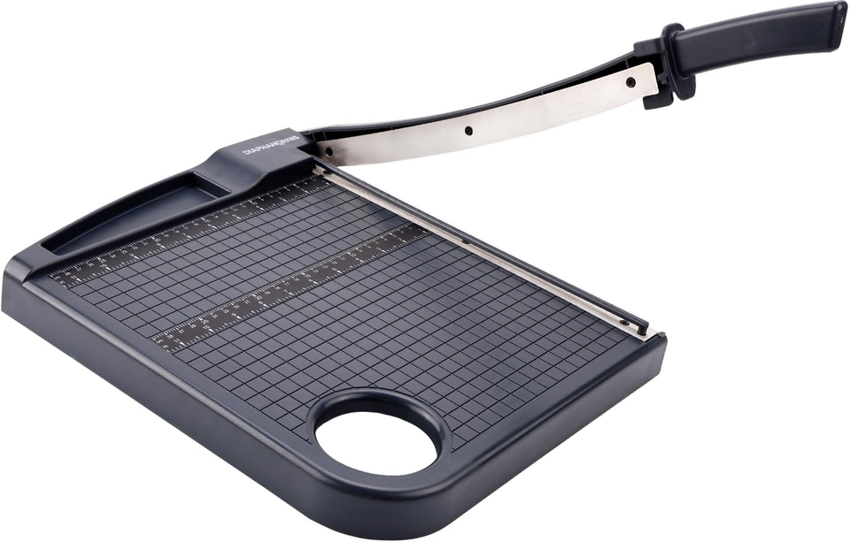 Paper Cutter,Heavy Duty Guillotine Paper Trimmer with Portable Base ...